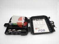 China 8 Ports Fiber Optic Splitter Box Uncut Cable Ports , With 1x8 LGX PLC splitter for sale