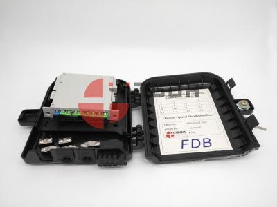 China 8 Ports Fiber Optic Splitter Box Uncut Cable Ports , With 1x8 LGX PLC splitter for sale