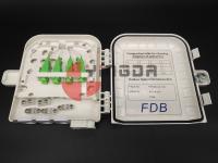 China 3in 8out Fiber Optic Splitter Box with1x8 SC/APC mini module PLC splitter for sale