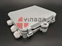 China Outdoor Optical Terminal Box 1x12 PLC splitter , 12 Cores 3Ports Fiber Distribution Box IP65 for sale