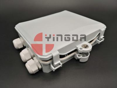 China Outdoor Optical Terminal Box 1x12 PLC splitter , 12 Cores 3Ports Fiber Distribution Box IP65 for sale