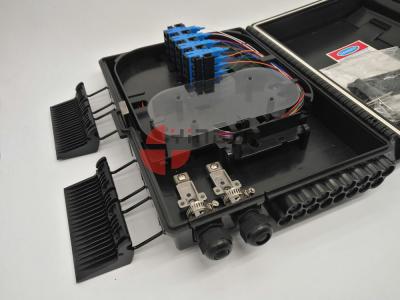 China FTTH 16 Ports Fiber Termination Box Fiber Optic Splitter Box IP65 Wall Mounted for sale