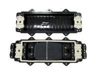 China Fiber Optic Splice Closure 96Cores 2 In 2 Out IP68 Inline Fiber Optic Joint  Box Underground Duct for sale