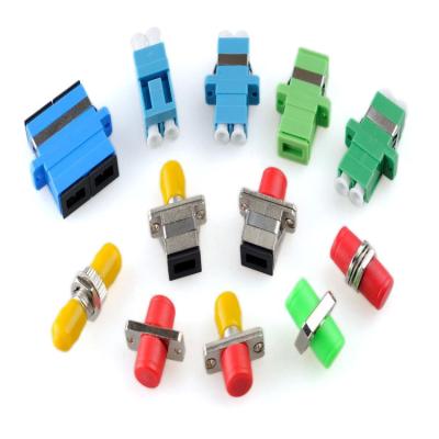 China SC UPC/APC/OM3/OM4 Connectors Duplex Fibre Optic Adapters for Fiber Optic Connections for sale