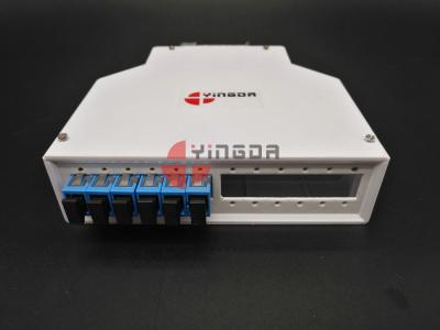 China 12 SC Ports Fiber Optic Termination Box , DIN Termination Box ABS for sale