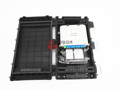 China 24 Cores FTTH PLC Fiber Optic Splitter Box , 8 Ports Fiber Optical Splice Box IP65 for sale