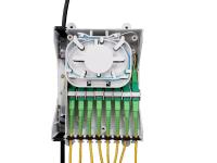 China FTB008 8-pole Internal Terminal Block FTTH ODP FTB Fiber Optic Terminal Box for sale