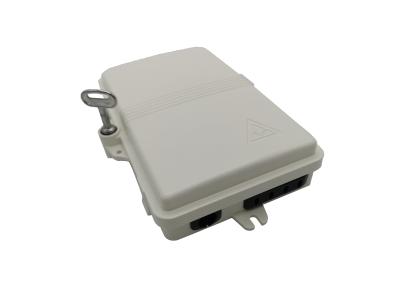 China ABS PC Fiber Optic Splice Box Fiber Optic Termination Box For 2-8 Fibers Un Cut Cable for sale