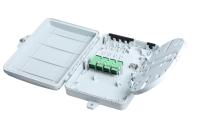 China 2-8 Fiber Capacity Fiber Optic Termination Box Compatible with PLC Splitter and SC/LC Adapter for sale