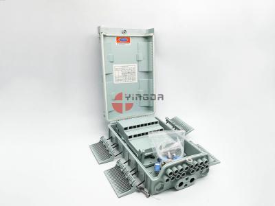 China Pole Mounted IP65 Fiber Optic Splitter Box 16 out , Optical Distribution Box with 16 SC Adapter for sale