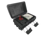 China PP + GF Fiber Cable Joint Box Waterproof 290 * 190 * 110mm 24cores Capacity for sale