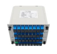 China Precision Performance Splitter Fiber Single Mode PLC 1x32 vertical type SC UPC APC Connector for sale
