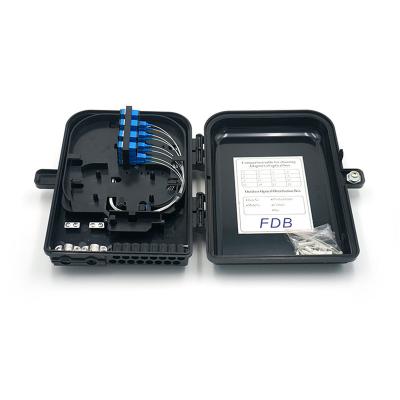 China Flexible Cable Entry And Exit Fiber Optic Termination Box With 16 Core Capacity And Cable Glands for sale