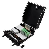 China Fiber Optic Termination Box for Optical Signal Distribution with 1 Input 4 Output Ports and G657A2 Fiber for sale