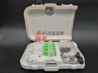 China 1*8 ABS Plastic FTTH Drop Cable Fiber Optic Splitter Distribution Termination Box for sale