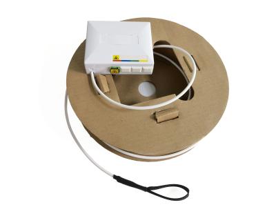China Indoor Fiber Optic Termination Box PTO 4Ports For Quick And Simple Installation Outer Kit PTO for sale