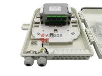 China 260 * 320 * 90 Mm Fiber Optic Splitter Box , ABS IP68 Fiber Optic Termination Box for sale
