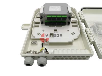 China 260 * 320 * 90 Mm Fiber Optic Splitter Box , ABS IP68 Fiber Optic Termination Box for sale