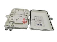 China ABS PLC Fiber Optic Splitter Box 7 - 10 Mm Cable Diameter For FTTH GON Network for sale