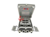 China 16 Ports FTTH Drop Cable Fiber Optic Distribution Box Pc Abs Total Enclosed Structure for sale