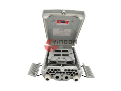 China 16 Ports FTTH Drop Cable Fiber Optic Distribution Box Pc Abs Total Enclosed Structure for sale