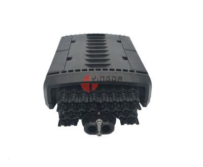 China PP Material IP68 Pole Mount 24 Ports FTTH Drop Cable Fiber Cable Joint Box Enclosure for sale