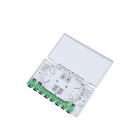 China Fiber Optic Termination Box for FTTH Indoor Wall Mount with 8 Core Capacity for sale