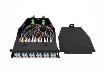 China MTP MPO Cable 12 Fiber Cassette with MPO Male Female LC Connector For Patch Panel for sale