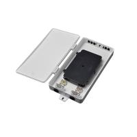China 8 Ports O Plastic Fiber Optic Termination Box Mini Fusion Splice Closure With Splice Tray For FTTH Indoor for sale