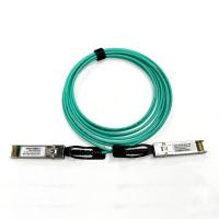 China 25G SFP28 Active Optical Cables 50/125 OM3 MM 3.0mm AOC Cable Aqua Color 10 Mts for sale