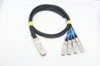 China 100G QSFP28 To 4x25G SFP28 DAC Twinax Cable Direct Attach Copper Material Compatible With Cisco for sale