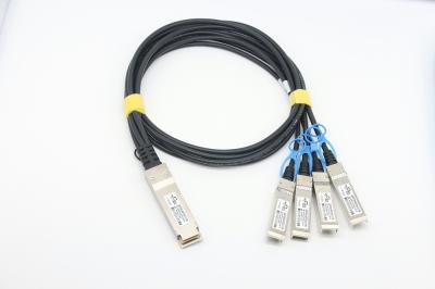 China 100G QSFP28 To 4x25G SFP28 DAC Twinax Cable Direct Attach Copper Material Compatible With Cisco for sale