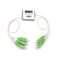 China 4CH 1270 1290 1310 1330nm CWDM Module 1×4 With SC APC ,0.9mm White Loose Tube,0.5M for sale