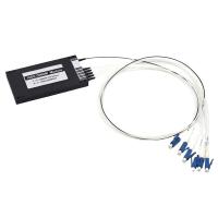 China 100GHz 1×5 DWDM Mux/Demux AWG 40 Channel C-Band with LC/UPC Single Fiber Plastic ABS Box Module for sale
