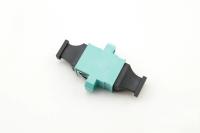 China MPO Adapter OM3 MM Low Loss Quick Optical Adapter Auqa For Data Center Docking System for sale