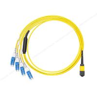China 8 Cores MPO Multimode Elite Breakout Cable Female To LC Duplex MTP MPO Patch Cord For 4G/WiFi/FTTH/3G/GSM/GPRS Network for sale