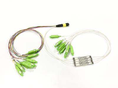 China 16Cores  MPO Elite PLC Splitter  8cores MPO&8 Sca Coupler Splitter Hybrid Splitter For Data Center Service room for sale