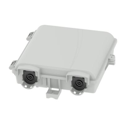 China New Design FTTH 2 Port Fiber Termination Box IP65 FTTH Splitter Box  Support Storage Cable for sale
