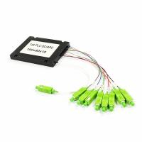 China Fiber Optical Splitter 1x8 ABS G657A1 0.9MM Inlet and Outlet Cable with SC/APC for GPON/EPON Compatible 4G 3G for sale