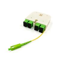 China Manufacture Price  FTTH 1x8 SC/APC Mini Cassette Fiber Optic PLC Splitter  Wave length 1260-1650nm for Custom network solutions for sale