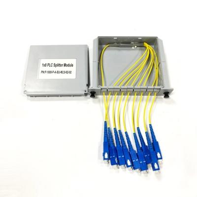 China 1x32 Optical Fiber PLC Splitter High Channel Isolation Minimizing Signal Interference in Fiber Optic Network Applications for sale