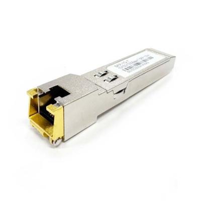 China 10/100/1000M Copper SFP Transceiver 1.25 G SFP To RJ45 Connect With Cat5 Cat6 Copper Cable LAN Network for sale