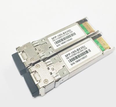 China SFP 10G 20km  LC/UPC  BIDI SFP Module Transceiver Optical Fiber Module for sale