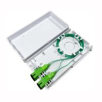 China FTTH Terminal Box SC 4Cores LC 8 Core Mini FTTH ABS Plastic White Distribution Wall Outlet Faceplate for sale
