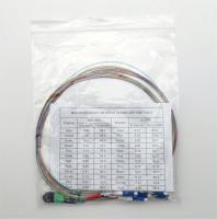 China MPO Harness Cable 12 fibers fanout LC PC colored pigtails MM OM3 MM 8F 12F 24F LSZH MPO MTP Fiber Optic Patch Cord for sale