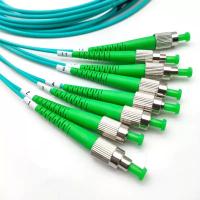 China MPO to FC  Breakout Cable Multimode OM3 8Fiber  MPO to FC Type B LSZH Custom Length for 40G 100G 400G PON Networks for sale