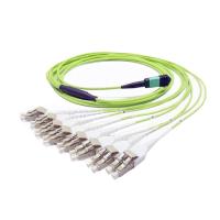 China MPO-LC 16 to LC Duplex 12 Fibre OM5 Breakout Cable LSZH SMF (9/125) 400G 800G Network for sale