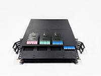 China 96 Fiber Cores MPO MTP Patch Panel 1U Rack Mount with Sliding Drawer for High Density Data Center for sale