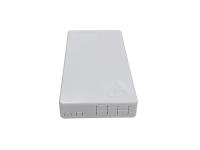 China FTTH Terminal Box 4 Cores Single Fiber ABS Plastic Wall Mounted Fiber Optic Termination Box for sale