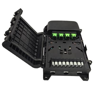 China IP65 Waterproof FTTH Termination Box with 36 Cores Capacity and 1x8 PLC Splitter for sale